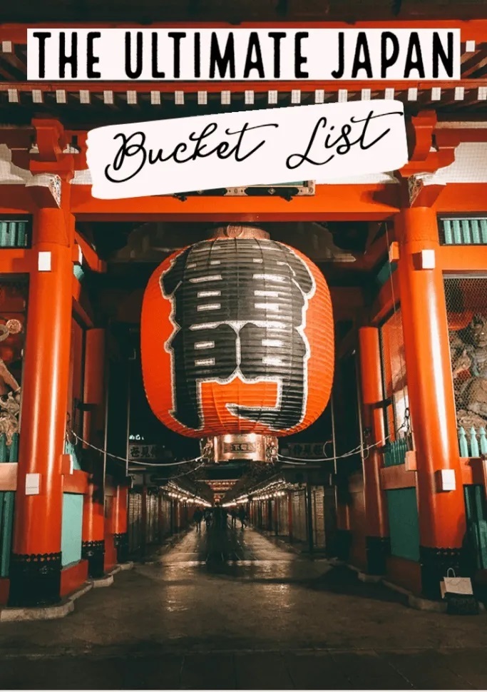 Bucket List Challenge-Japan - TUTORING YOU